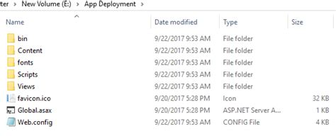 Publishing Asp Net Mvc Application Using File System