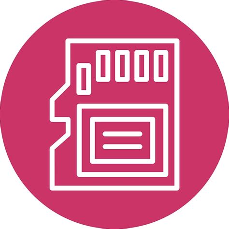 Premium Vector Memory Card Icon Style