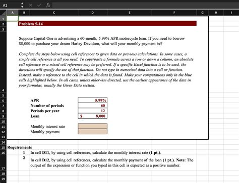 Solved Complete The Steps Below Using Cell References To Given Data Or
