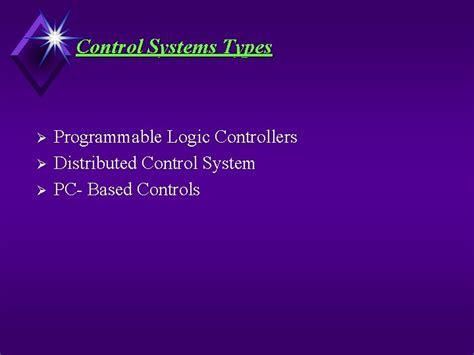 programmable logic controller control systems types programmable logic