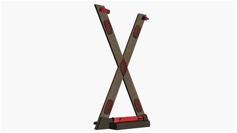 3d St Andrew Cross Model Turbosquid 2066429