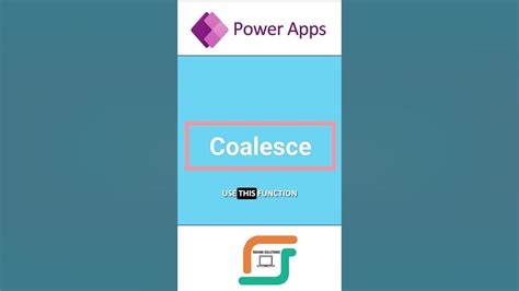 Coalesce In Powerapps Powerapps Education Tutorial Microsoftpowerapps Shorts Youtube