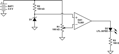 Batteries Low Battery Indicator With LED Electrical Engineering Stack Exchange
