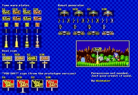 Remade The Sonic Cd Objects In The Style Of The Other Games R Sonicthehedgehog