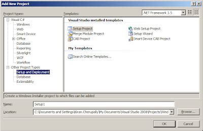 How To Create A Setup Project To Install Windows Services Digging Technology