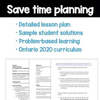 FREE Grade 3 Compose And Decompose Whole Numbers Ontario 2020 PDF Slides