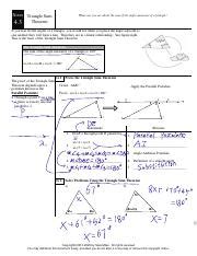 Triangle Sum Theorem: Understanding Angle Relationships | Course Hero
