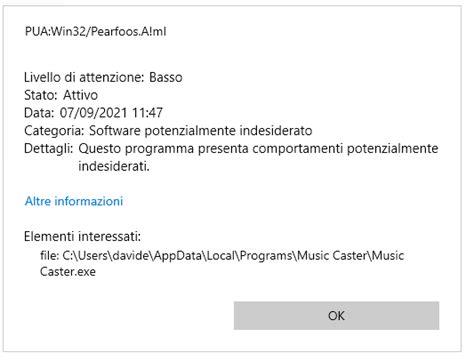 Windows Defender Detects Puawin32pearfoosaml · Issue 29