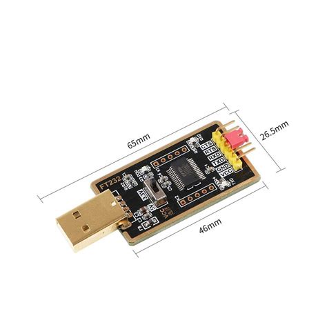 feanteek ftdi usb to ttl converter built in ft232rl uart