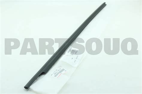 6821052110 Genuine Toyota Weatherstrip Assy Front Door Glass Outer Lh