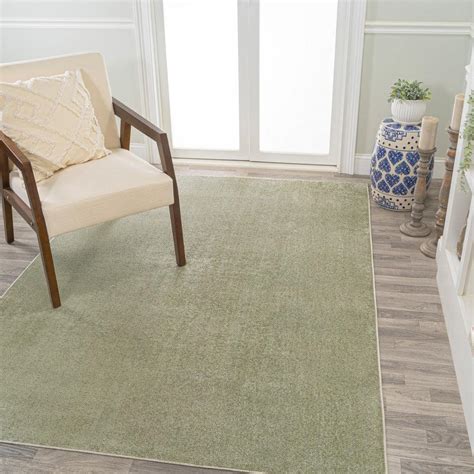 Jonathan Y Twyla Classic Sage Green 4 Ft X 6 Ft Solid Low Pile