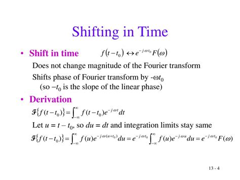 PPT Fourier Transform Properties PowerPoint Presentation Free Download ID