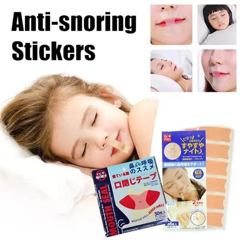 【sg Seller】3036 Pcs Mouth Tape Night Anti Snoring Stickers Sleep