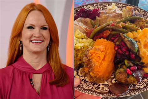 Pioneer Woman Ree Drummond Posts Loaded Thanksgiving Plate While
