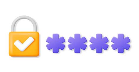 Premium Vector 3d Password Field With Padlock Isolated