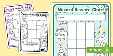 Wizard Reward Chart Teacher Made Twinkl