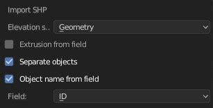 Shapefile Import Domlysz BlenderGIS Wiki GitHub