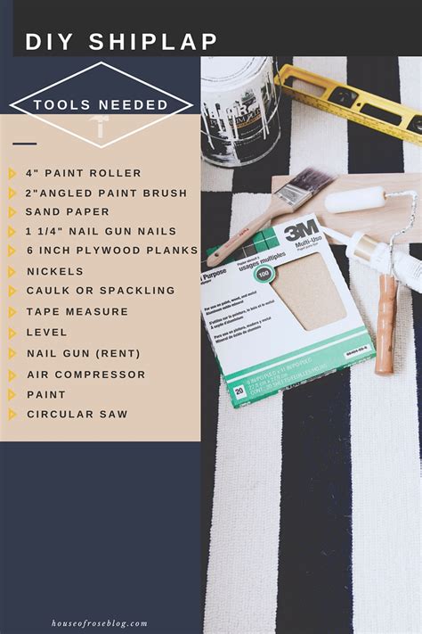 DIY SHIPLAP TUTORIAL