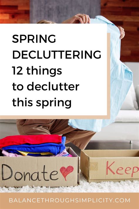 Spring Decluttering And 12 Things To Declutter This Spring