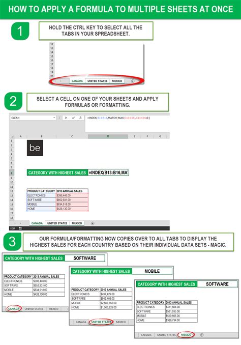 Input Data Into Multiple Sheets At Once In Excel