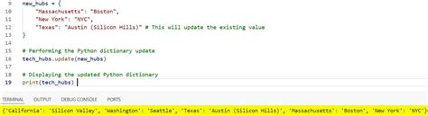 Python Dictionary Update