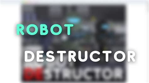 Robot Destructor Scratch Game Play Youtube