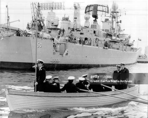 Commander Eric Mentz Of H M A S Derwent Was Today Farwelled From His News Photo Getty Images