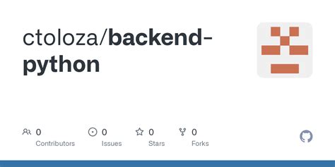 Github Ctolozabackend Python