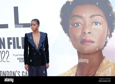 Danielle Deadwyler Attends Till Premiere 66th Bfi London Film
