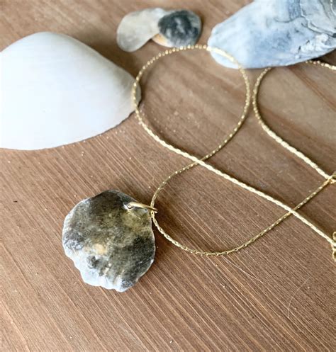 Goldie 14k Gold Plated Jingle Shell Necklace Etsy