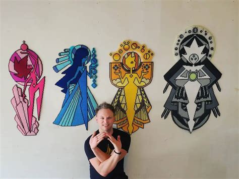 How To Draw Pink Diamond Mural
