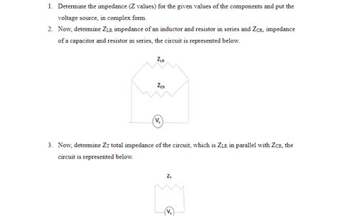 Reduce The Following Circuit To A Single Impedance Chegg Com