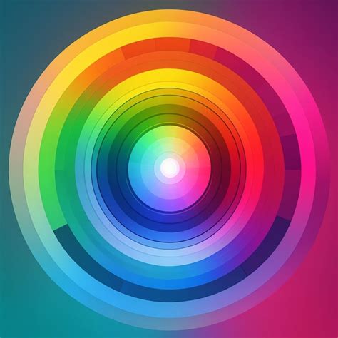 Premium Ai Image Rgb Radial Freeform Gradient