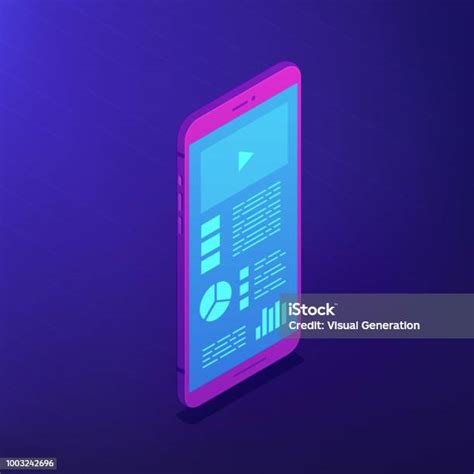 스마트폰 소프트웨어입니다 아이소메트릭 벡터 3d 일러스트 등측투영법에 대한 스톡 벡터 아트 및 기타 이미지 등측투영법 컴퓨터 모니터 형판 Istock