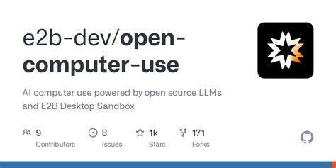 github e2b dev open computer use ai computer use powered by open
