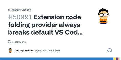 Extension Code Folding Provider Always Breaks Default Vs Code Code