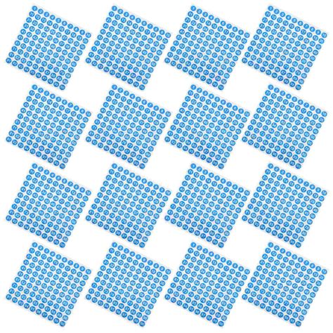 50 Sheets Round Number Stickers Office Classification Tabs Label Labels Marking Copper Plate