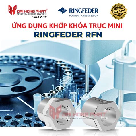 Ứng DỤng KhỚp KhÓa TrỤc Mini Ringfeder Rfn Đại Hồng Phát