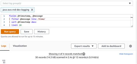 how to configure cloudwatch to monitor spring boot application log