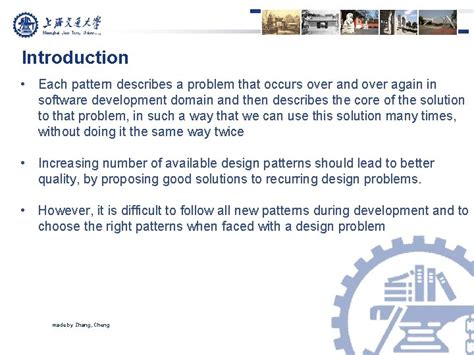Recommendation System For Design Patterns In Software Development