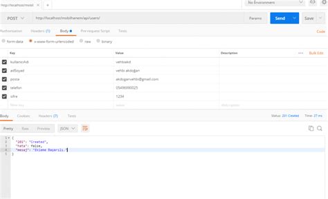 Php ile Rest Api Hazırlama Ders Mobilhanem
