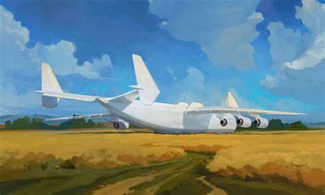 Antonov An 225 Mriya In The Field By Igor Artyomenko Scrolller