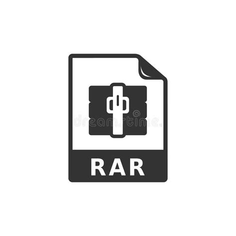 Bw Icons Compressed File Format Stock Vector Illustration Of Format