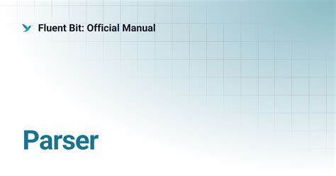 parser fluent bit official manual