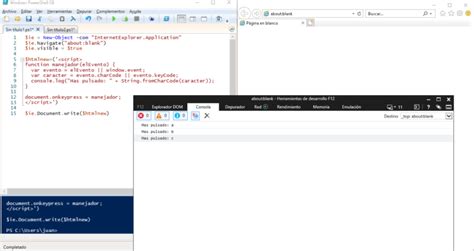 obtener información sobre los eventos de teclado creando un objeto