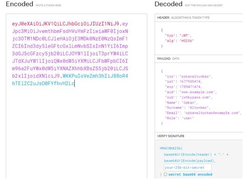 Özkan Altunbaş Linkedin‘de Jwt Authentication Bypass