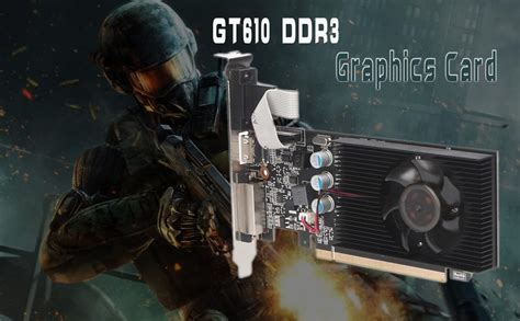 Ciciglow Gt610 2gb Ddr3 Graphics Card 64bit With 810mhz