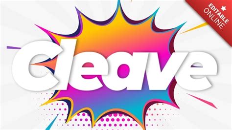 Cleave Free Stylish 2025 New Year Image Text Effect Generator