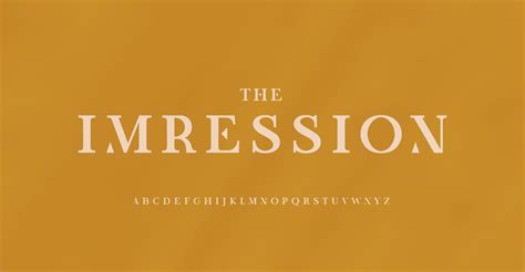 Elegant Serif Font For Classic Style Monogram Neo Vintage Alphabet For