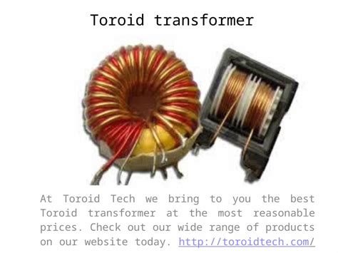 Pptx Toroid Transformer Dokumen Tips
